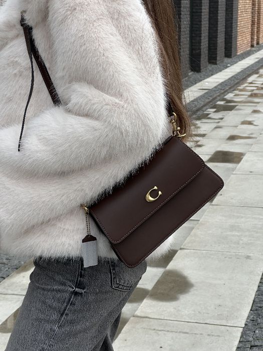Coach Juno Crossbody Leather Maple Brown (Арт: 99656): 3 299 грн ...
