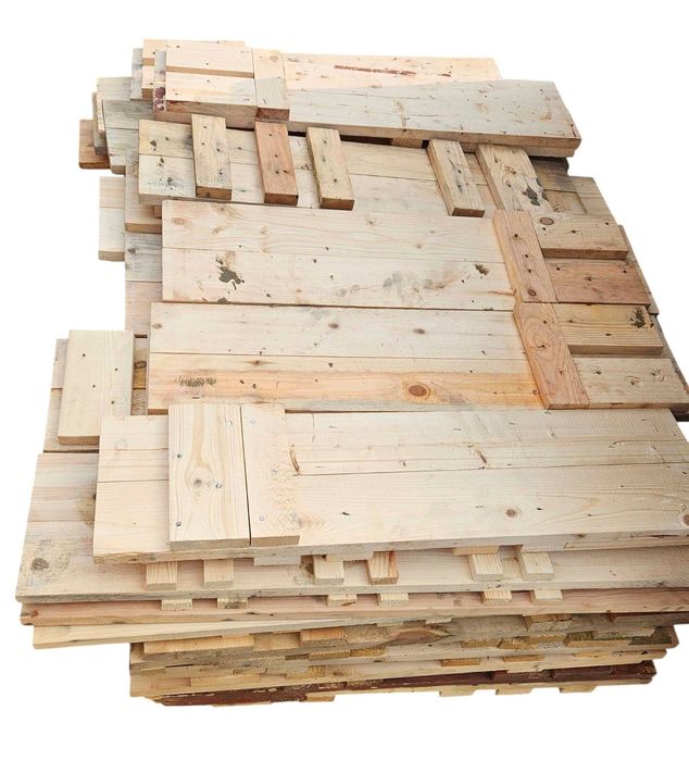 Ze skrzyń wojskowych paleta przekładek desek opał szalunek budowa metr ...