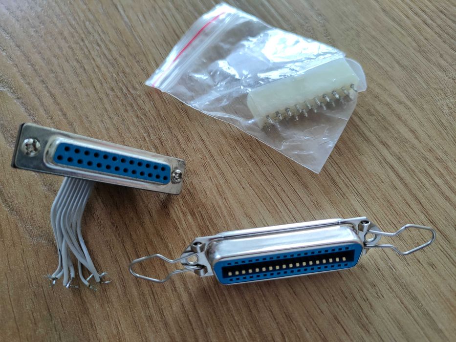 Gniazdo IEEE 1284 Centronics LPT wtyk lub ATX gniazdo zasilania Wys1zł ...