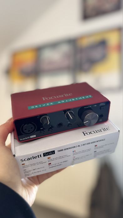 Focusrite Scarlett Solo 3rd gen /Jak Nowy/ Wrocław Krzyki • OLX.pl