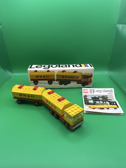 Zestaw lego 688 Shell Tank Truck Gas Station Gorzeń Dolny • OLX.pl