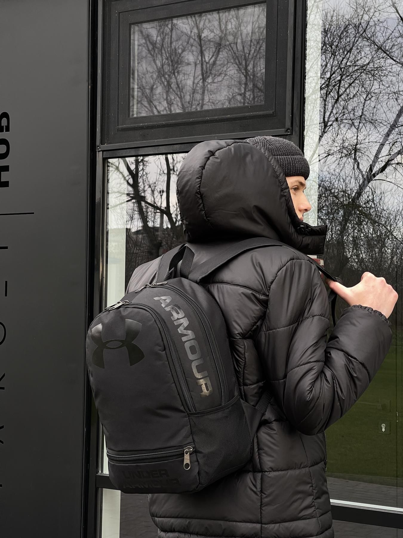 Рюкзак under armour черный мужской, портфель спортивный, андер армор ...