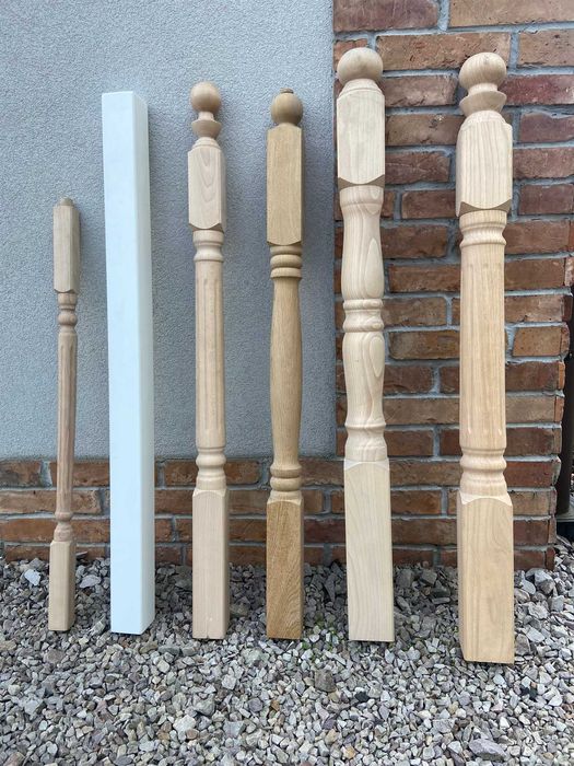 Tralki drewniane, słupy dąb, jesion, buk, orzech Otwock • OLX.pl