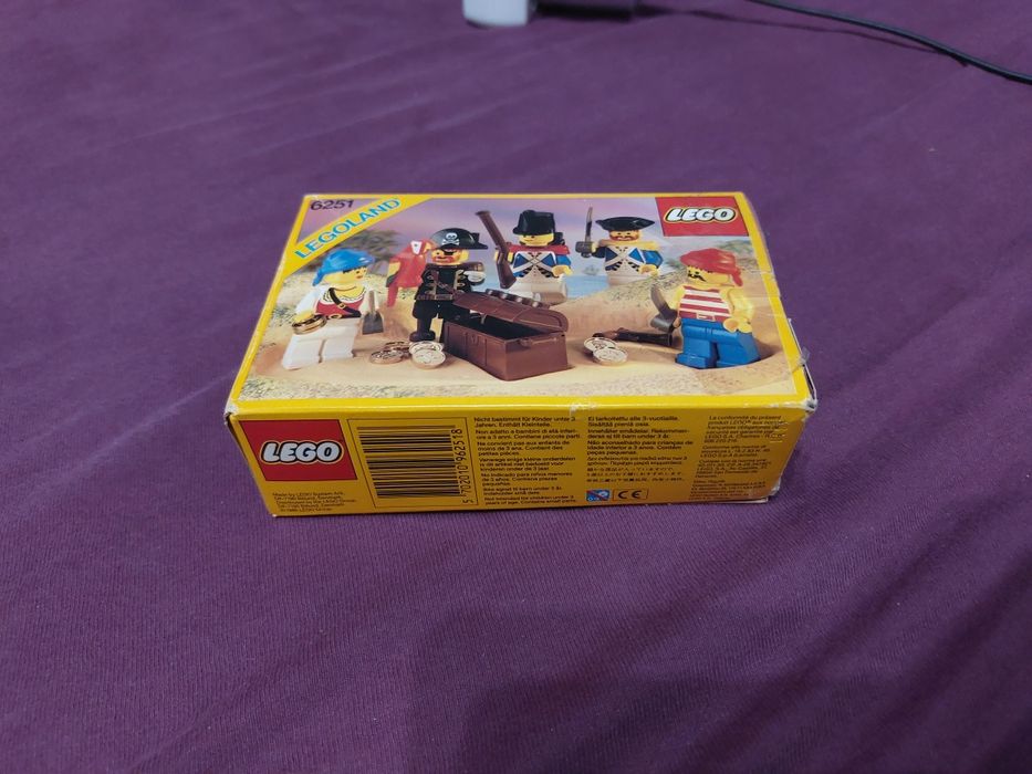 Lego pirates pudełko box 6251 Pirate Mini Figures (Sea Mates) Warszawa ...