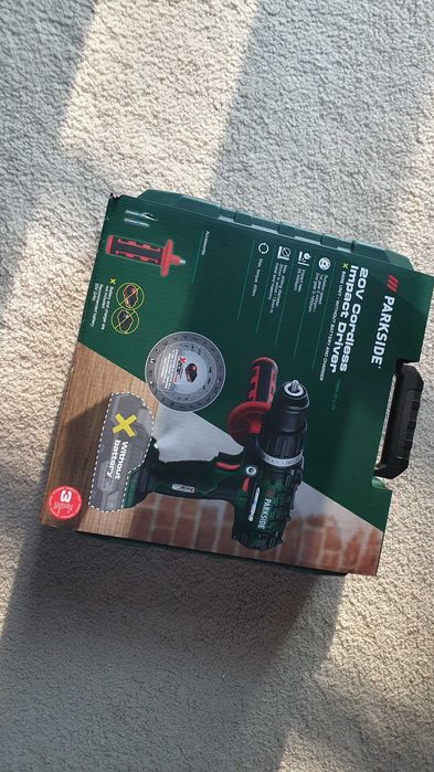 Wiertarka udarowa akumulatorowa Parkside PSBSA NOWA + aku + ład opcja Warszawa Wawer • OLX.pl