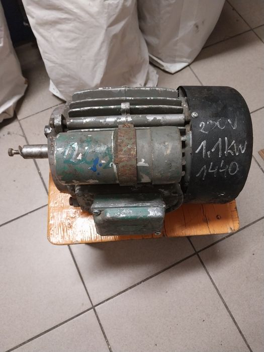 Silnik elektryczny 1,1 kw 230v 1440obr/min Plewiska • OLX.pl