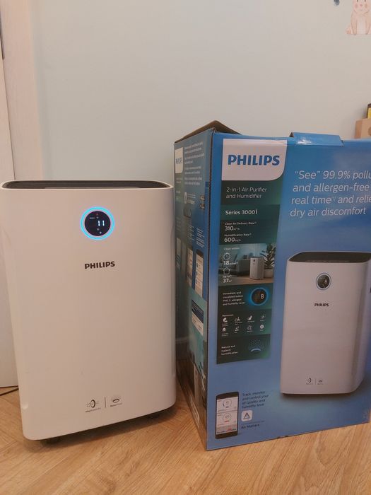 Philips Oczyszczacz z nawilżaczem Philips series 3000 i ac3829 Ożarów ...