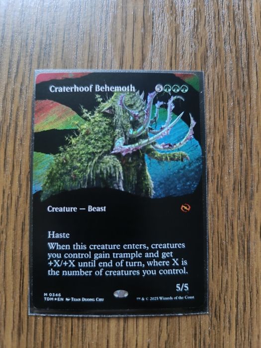 Magic the gathering Craterhoof Behemoth Warszawa Ochota • OLX.pl
