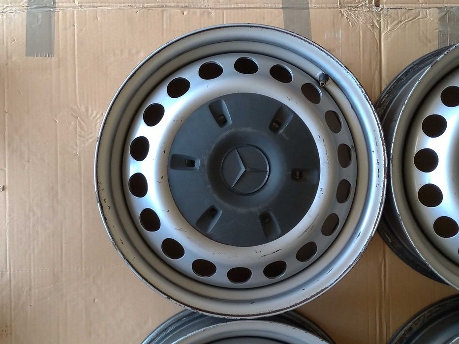 4 Jantes R16 Mercedes Sprinter 213CDI 3T. (W906). 5,5Jx16H2 Chaves ...