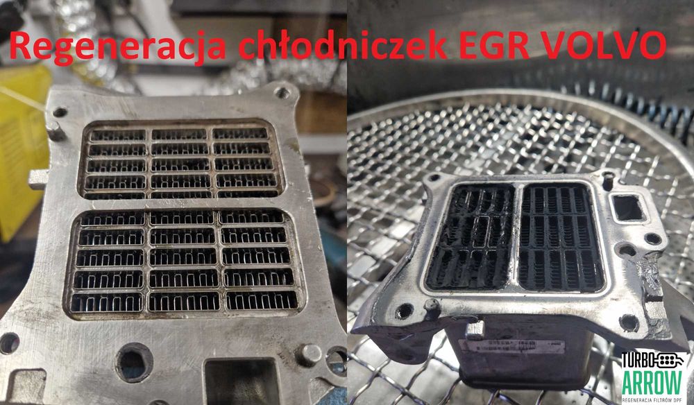 Regeneracja naprawa chłodniczek EGR VOLVO DPF FAP SCR Katalizatorów ...