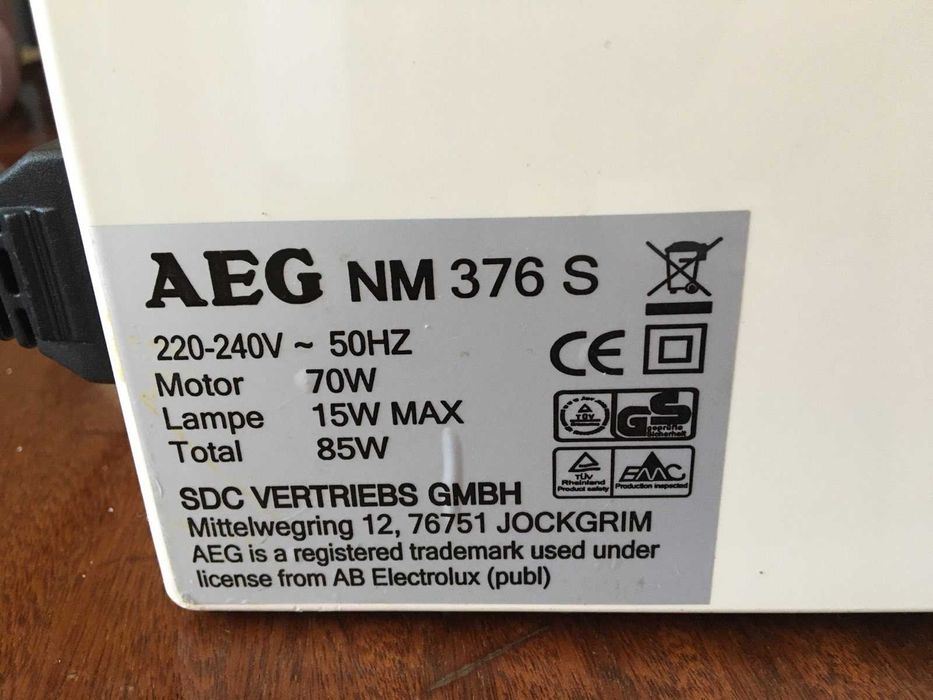 Швейна машина AEG NM 376 S: 4 000 грн. - Швейні машини та оверлоки ...