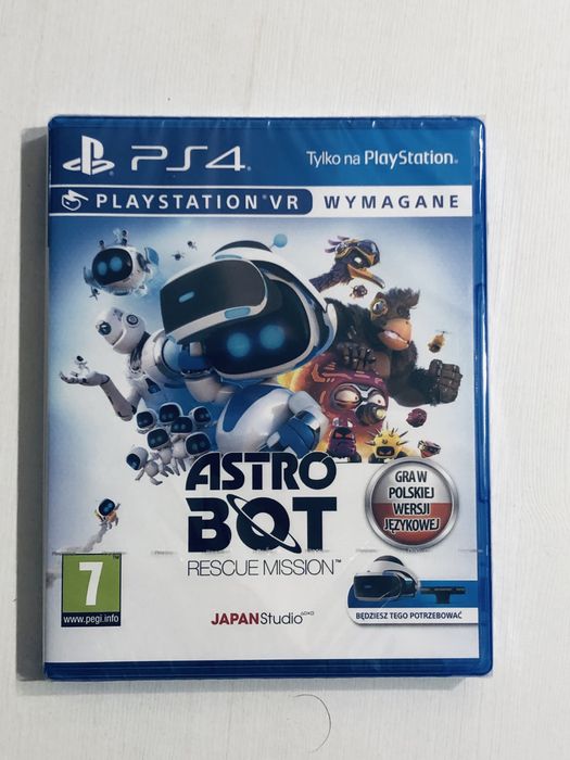 Astrobot vr nowa w folii gra na ps4 gry playstation pl dubbing dzieci ...