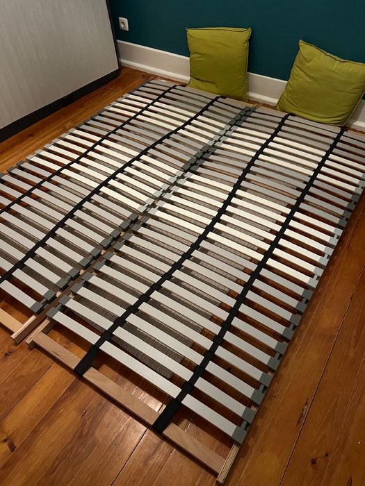 Colchão Emma Hybrid + estrados (160x200) Areeiro • OLX.pt