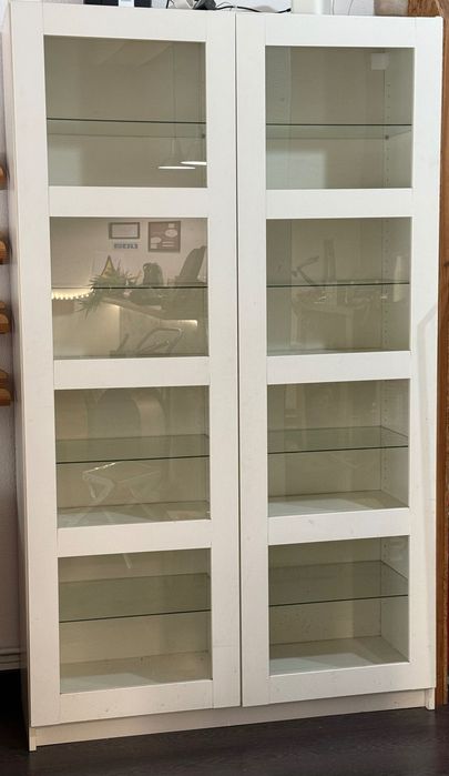 Vitrine IKEA branco 200x120x40cm Leiria • OLX.pt