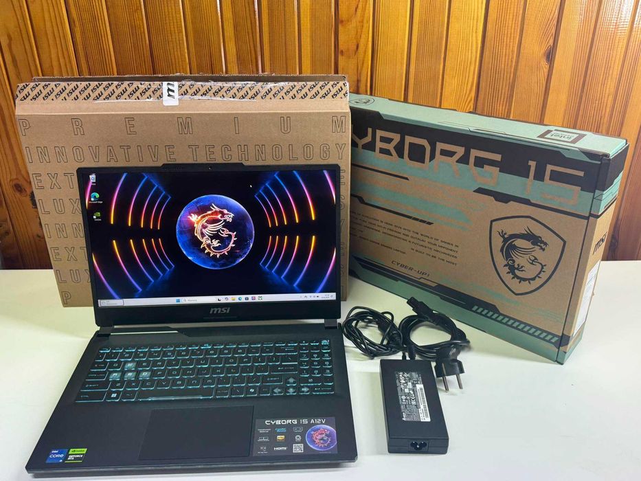 Laptop gamingowy MSI Cyborg A12VE i5-12450H/16GB/512GB/RTX4050/W11 +GW Rzeszów • OLX.pl