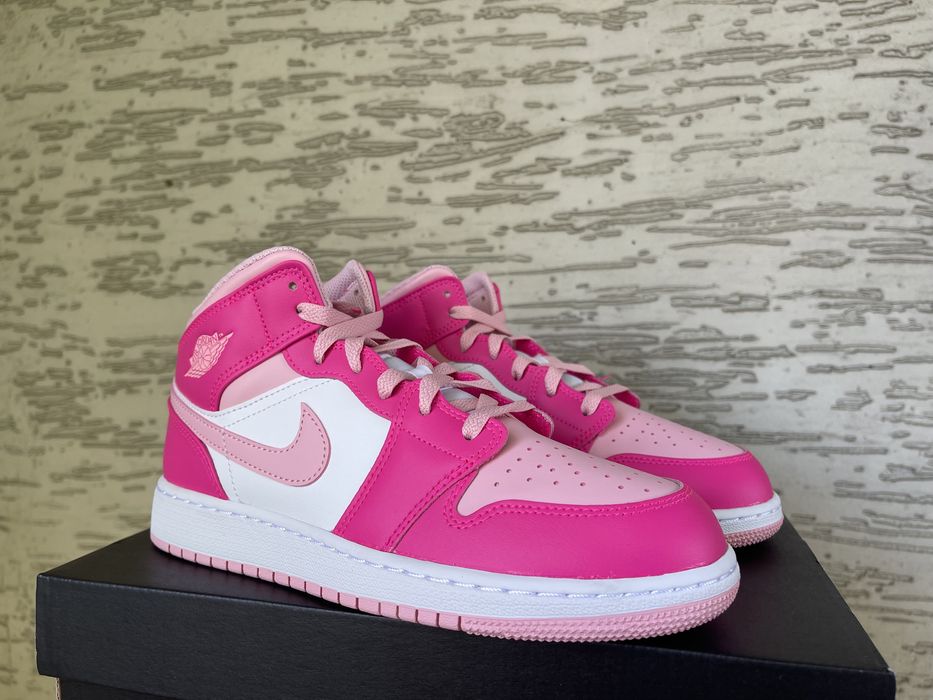 Nike Air Jordan 1 Mid Fierce Pink Barbie 38.5 *NOWE* Warszawa Ursus ...