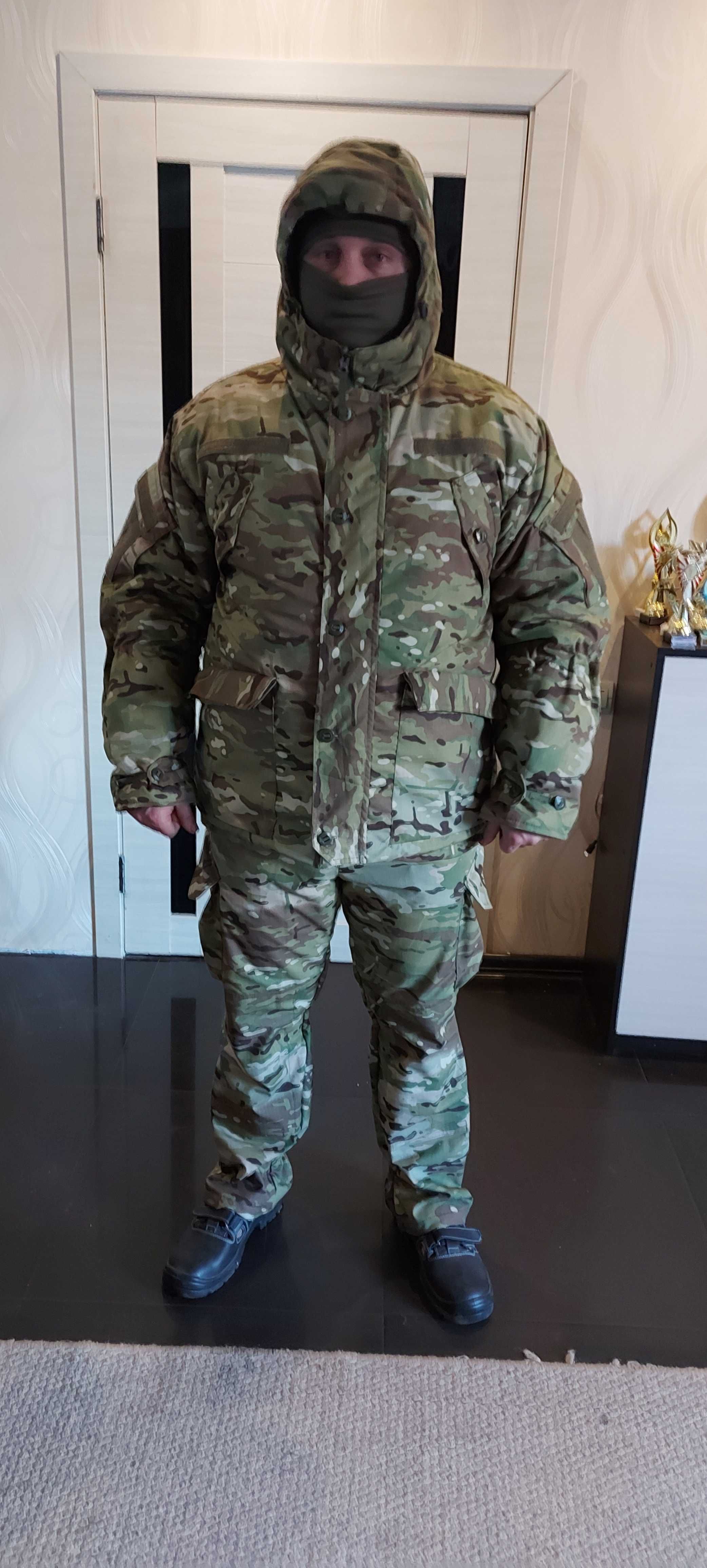Куртка зимняя мультикам, теплая тактическая, бушлат зима, военная: 1 ...