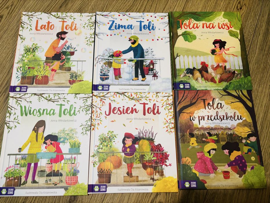 Zima Toli,Wiosna Toli,Lato Toli,Jesień Toli,Tola na wsi, w przedszkolu ...