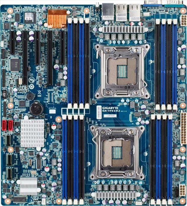 GIGABYTE GA-7PESH2 dual s2011 2011 ddr3 c602 x79 xeon e5 2600 v2 SAS: 999 грн. - Комплектуючі та ...