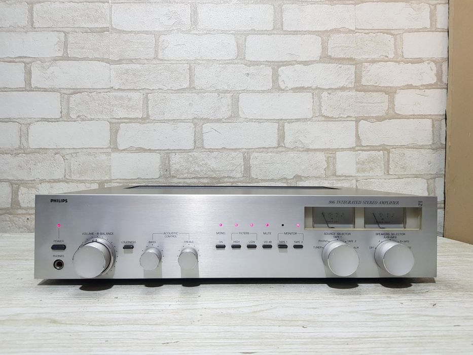Стерео підсилювач/усилитель Phillips AH306 2х80Вт б/у з Німеччини: 4 ...