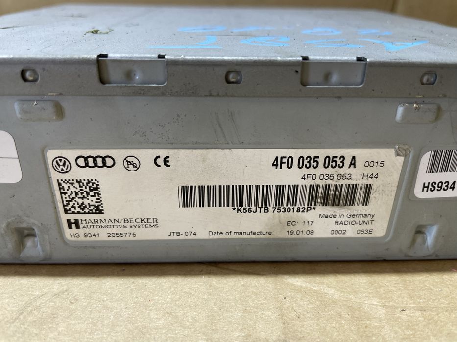 Tuner radiowy wzmacniacz Audi A4 A5 4FO 035 053 A Wadowice • OLX.pl