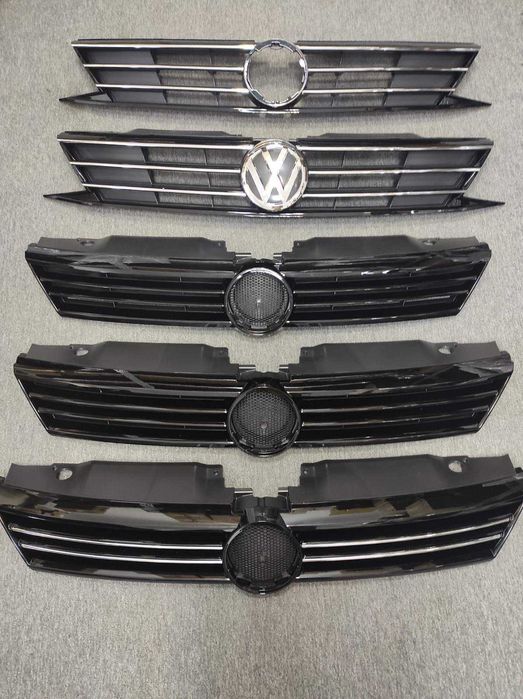 Решетка радиатора Джета6 Решітка Jetta 6 бампер VW Volkswagen Black: 1 ...
