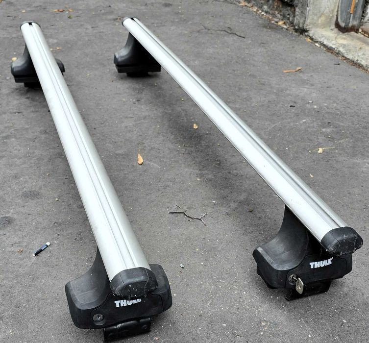 Bagażnik dachowy Thule AeroBar, stopy Thule 754 + KIT 1591 Audi Łódź ...