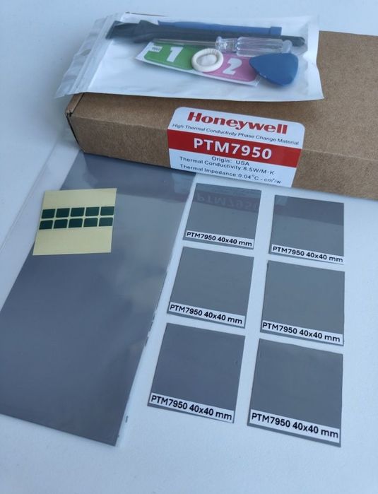 Фазовий перехід, термопрокладка Honeywell PTM7950: 225 грн. - Витратні ...
