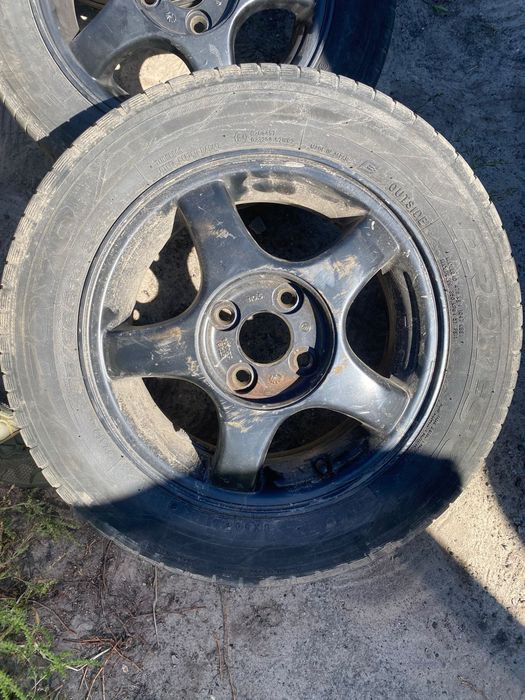 Два комплекти дисків з резиною 4/100 R14: 1 500 грн. - Колеса в зборі ...