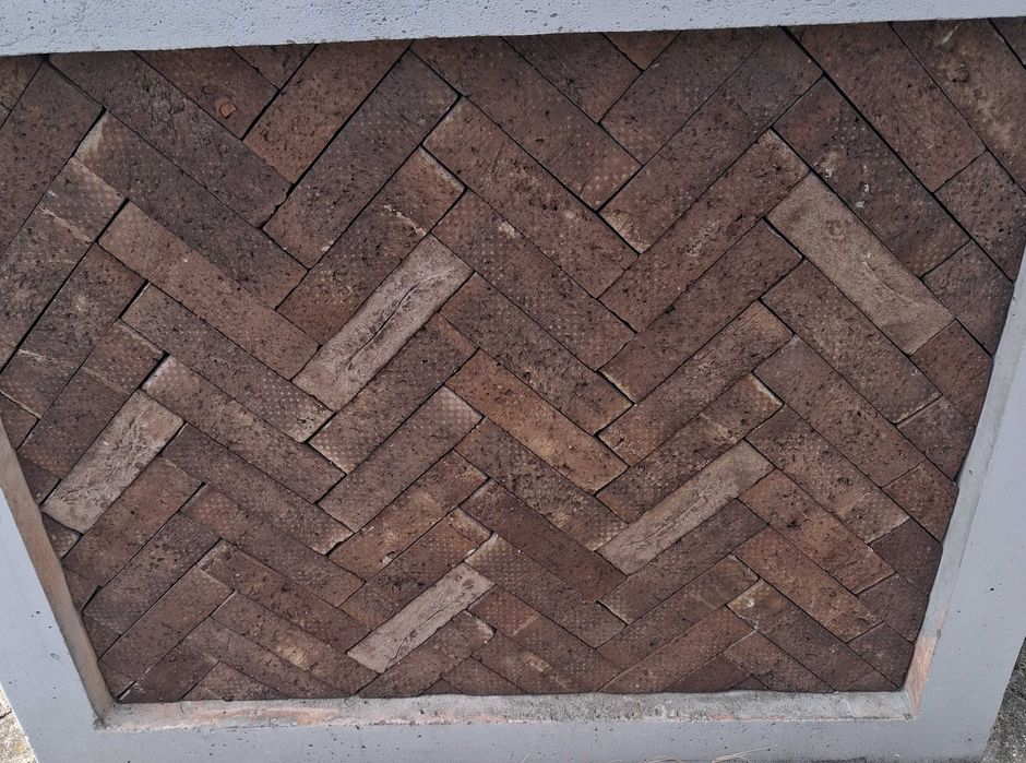 Cegła ręcznie formowana ściany loft industrialne poniemiecka klinkier ...