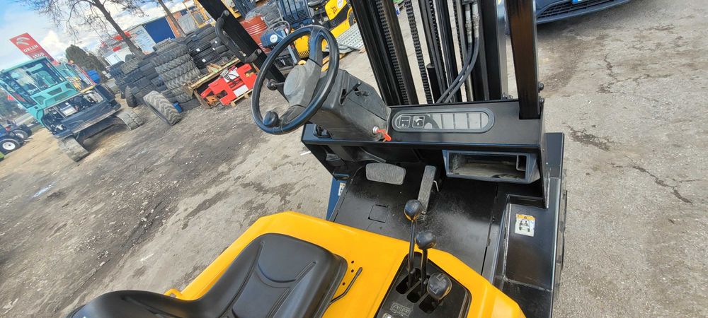 Wózek widłowy Yale 3t gaz wolny skok przesuw boczny zamiana Nowy ...