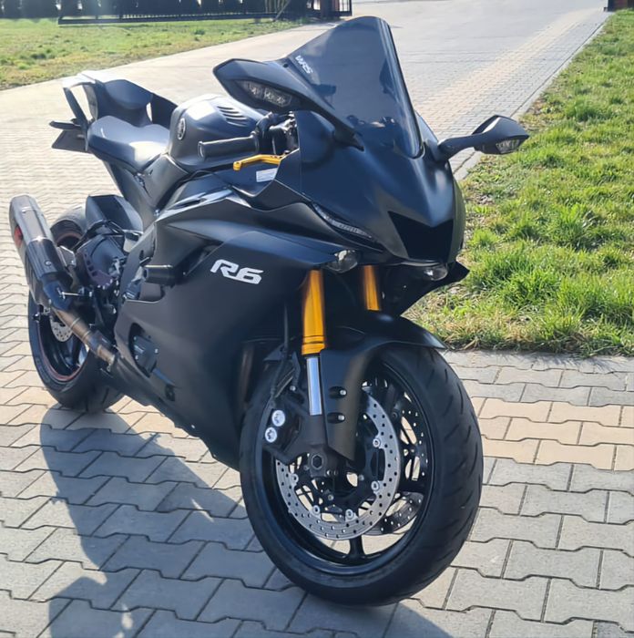 YAMAHA R6 2017 RJ27 Czarna AKRAPOVIC RJ15 RJ11 gsxr zx6r rs660 cb ...