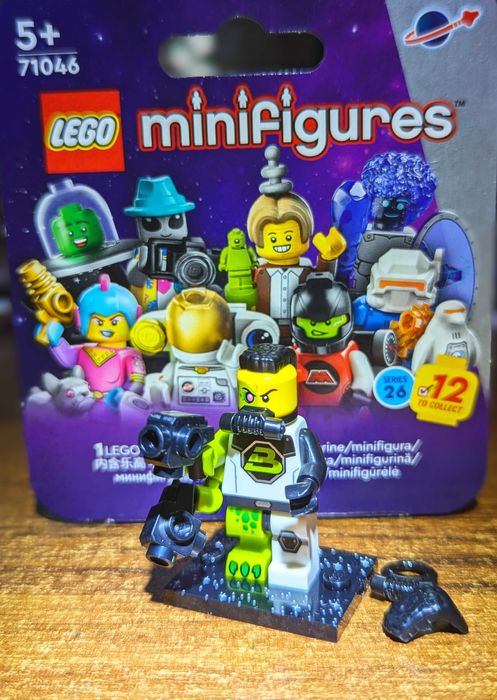 LEGO 71046 Minifigures SERIA 26 Blacktron Mutant Czarnoksiężnik Mutant ...