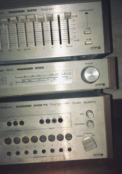 Unitra Radmor komplet - 5470 , 5122 , 5102-TE Ryńsk • OLX.pl