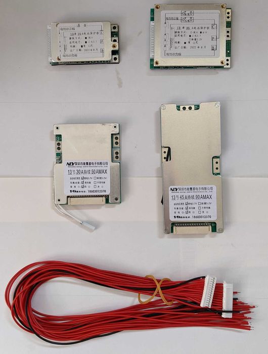 BMS плата защиты li-ion 13S с балансиром 15A 30A 35A 40A 45A: 270 грн ...