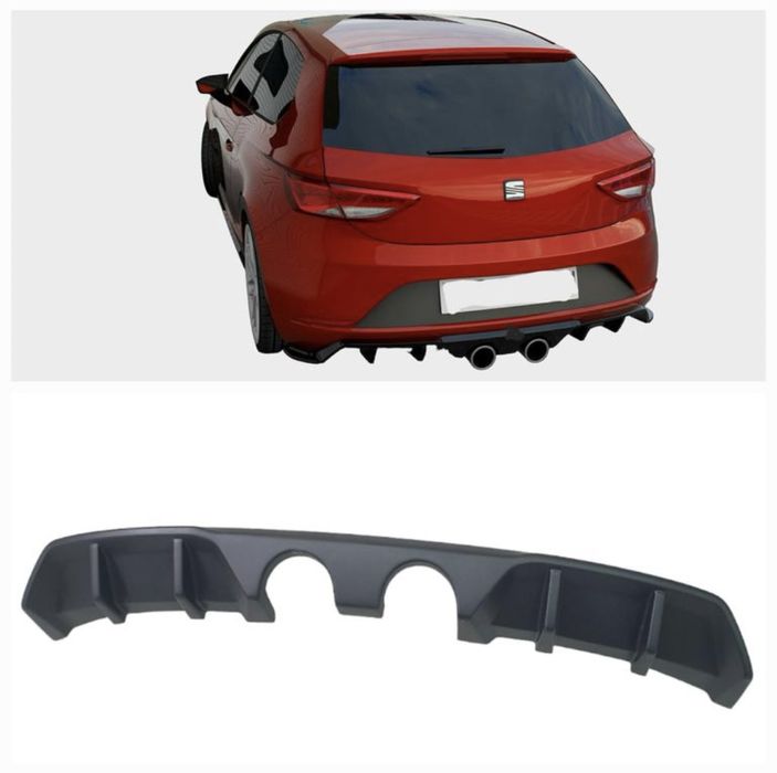 PALA ABA LÂMINA LIP AVENTAL LÁBIO RABETA SPOILER DIFUSOR DE ESCAPE SEAT ...