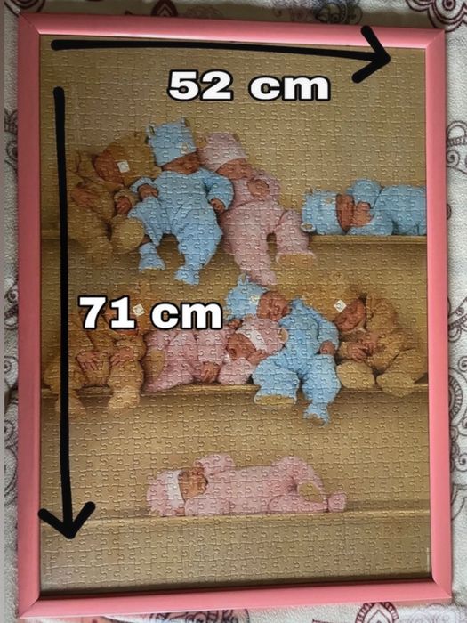 Quadro Puzzle com Moldura Massamá E Monte Abraão • OLX.pt