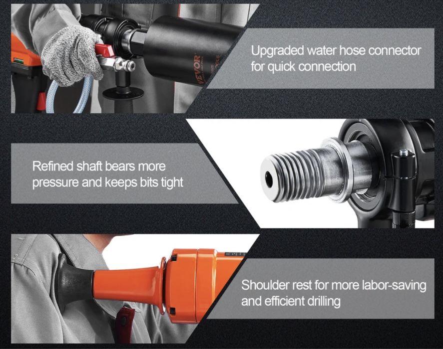 Maquina carotes mão 2 velocidades 1500 w Turcifal • OLX.pt