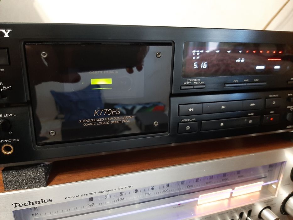 SONY TCK 770ES TECHNICS SL PS 670D Deck cassetes cd player Oeiras E São ...