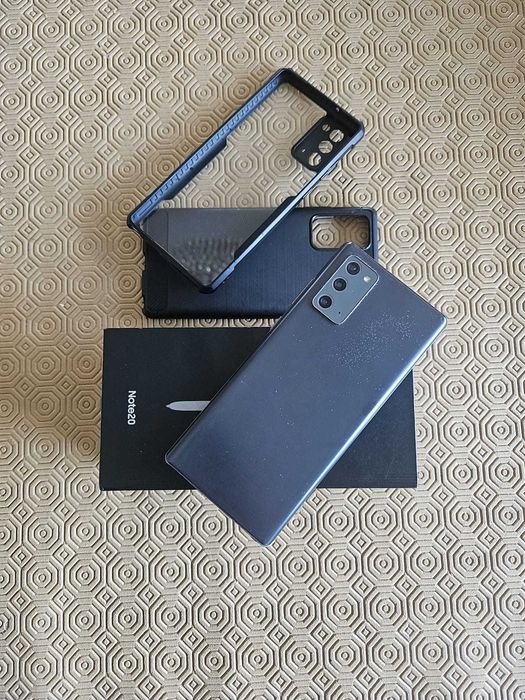 SAMSUNG NOTE 20 256GB como novo oferta de 2 capas Vila de Cucujães • OLX.pt
