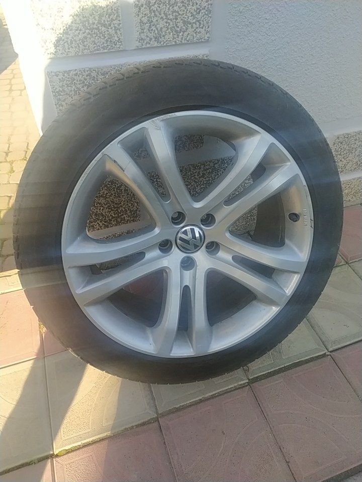 Диски, колеса VW Tiguan R line, 5*112 R19, з резиною літо 255*45*19 ...