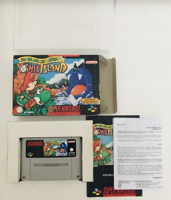 Super Mário World 2 Yoshi’s Island SNES Super Nintendo Arcozelo • OLX ...