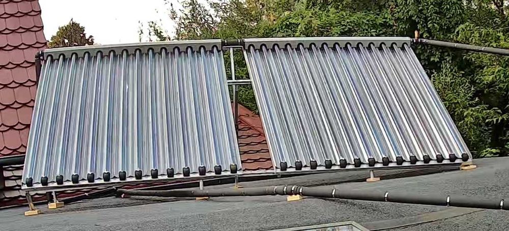 Panel solarny próżniowy do grzania wody Kiekrz • OLX.pl