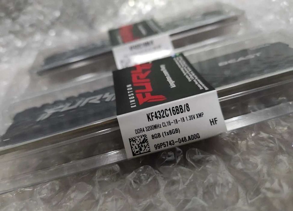 Новая Оперативная Память Kingston Fury DDR4-3200 8192MB с гарант: 750 ...