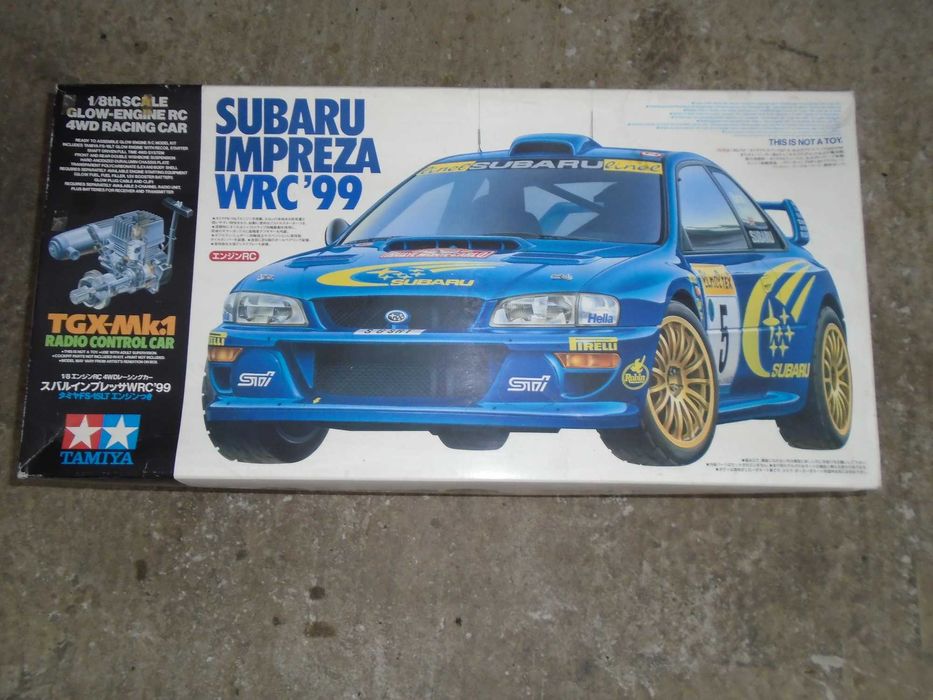 TAMIYA TGX MK1 Subaru WRC 1999 4WD 1:8 NITRO Model RC Spalinowy Stalowa ...