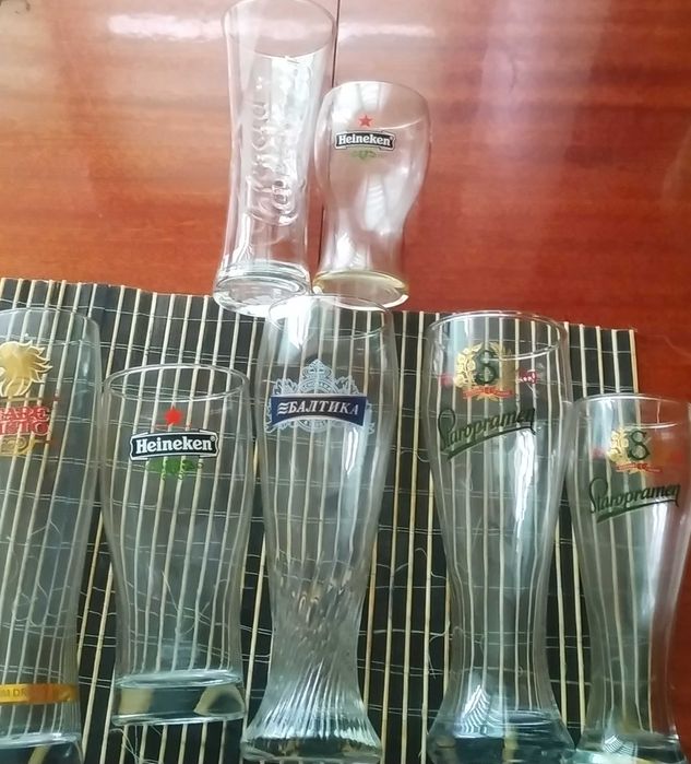 Пивні бокали кухлі гальби келихи стакани 0 3 0 5 1 л Coca Cola 100 грн Посуда кухонная