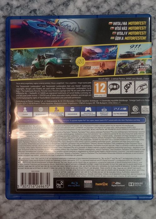 PS4 PS5 PlayStation 4 5 gra The Cree Motorfest pl jak nowa wyścigi sam ...