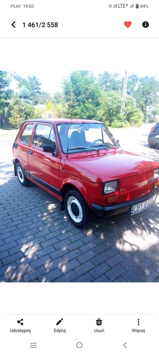 Fiat 126p Maluszek 1989 Bydgoszcz • OLX.pl
