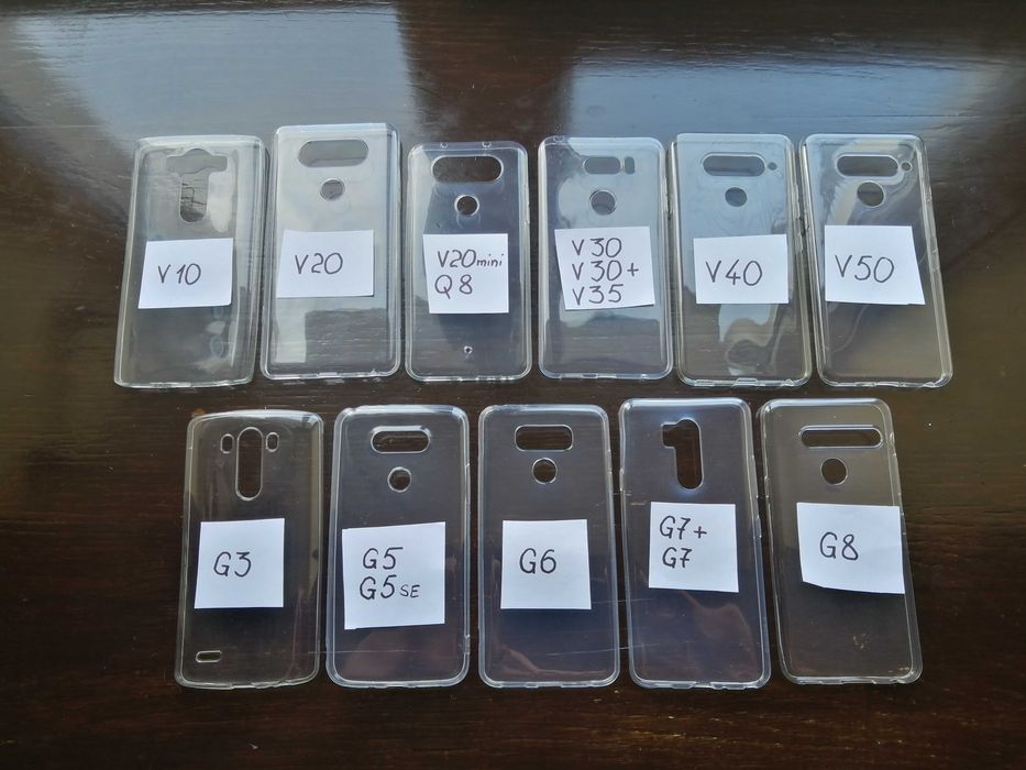 Чохол LG G LG V LG Q силіконовий прозорий еластичний захисний чехол ...