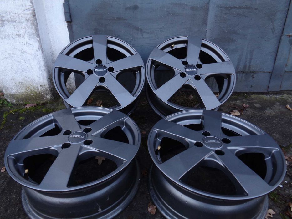 Grafitowe alufelgi DEZENT TD 16 cali 4x100 Renault, VW, Toyota, Kia ...